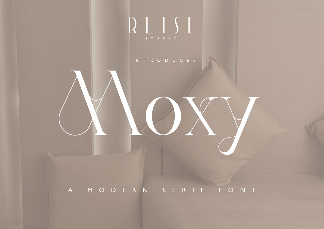 Display Serif Font Lettering Branding Fonts Logo Font Chic - Etsy
