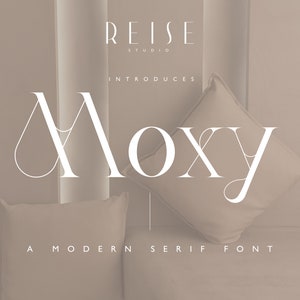 Display Serif Font, Lettering, Branding Fonts, Logo Font, Chic Font ...