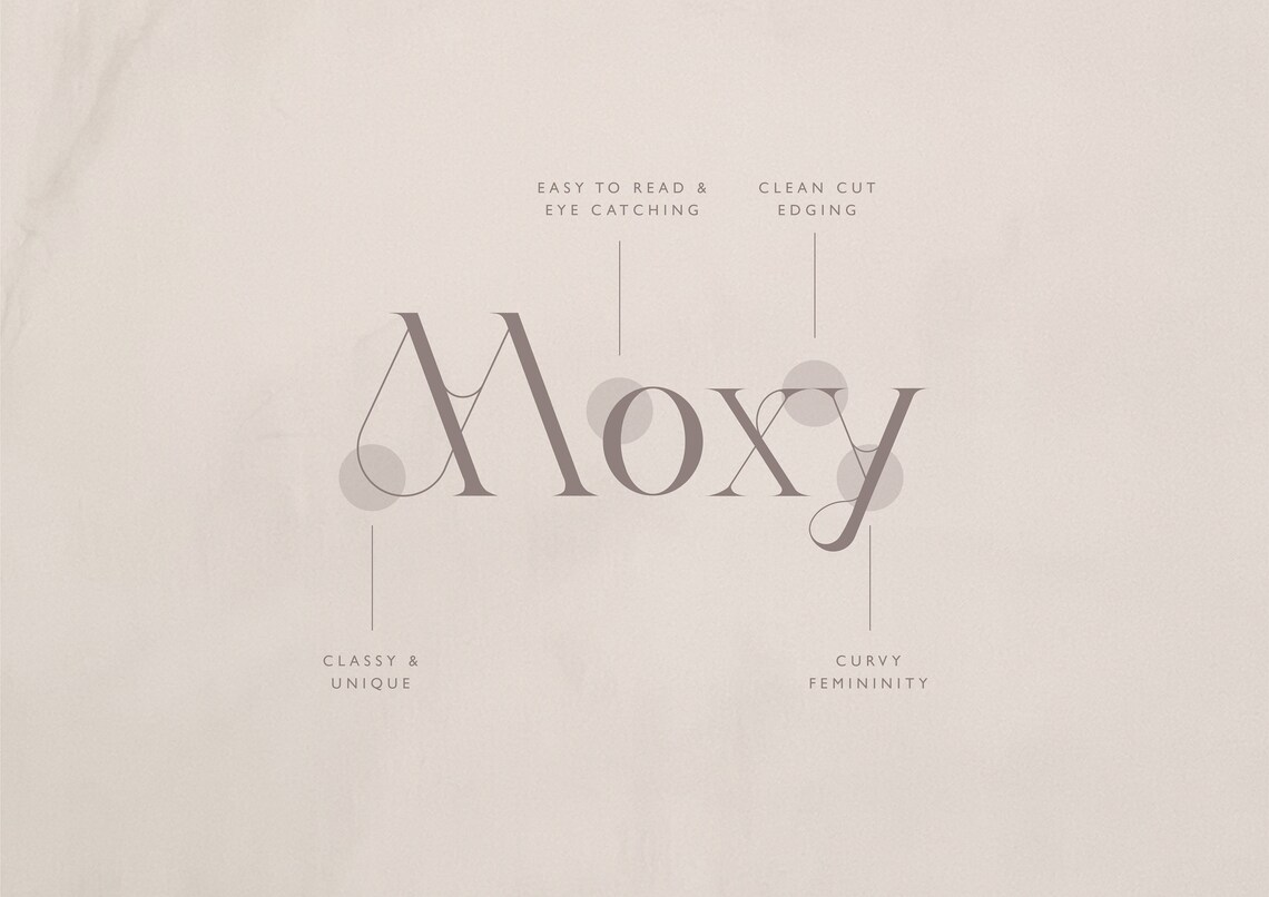 Display Serif Font, Lettering, Branding Fonts, Logo Font, Chic Font ...