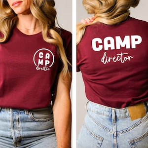 Custom Camping Shirt, Camp Director Shirt, Camping Crew Shirt, Camp ...