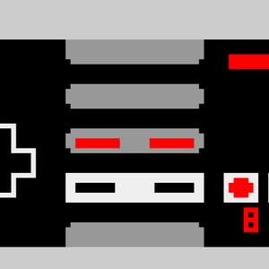 NES Controller Crochet **pattern ONLY** C2C Throw-back, Retro, Tapestry ...