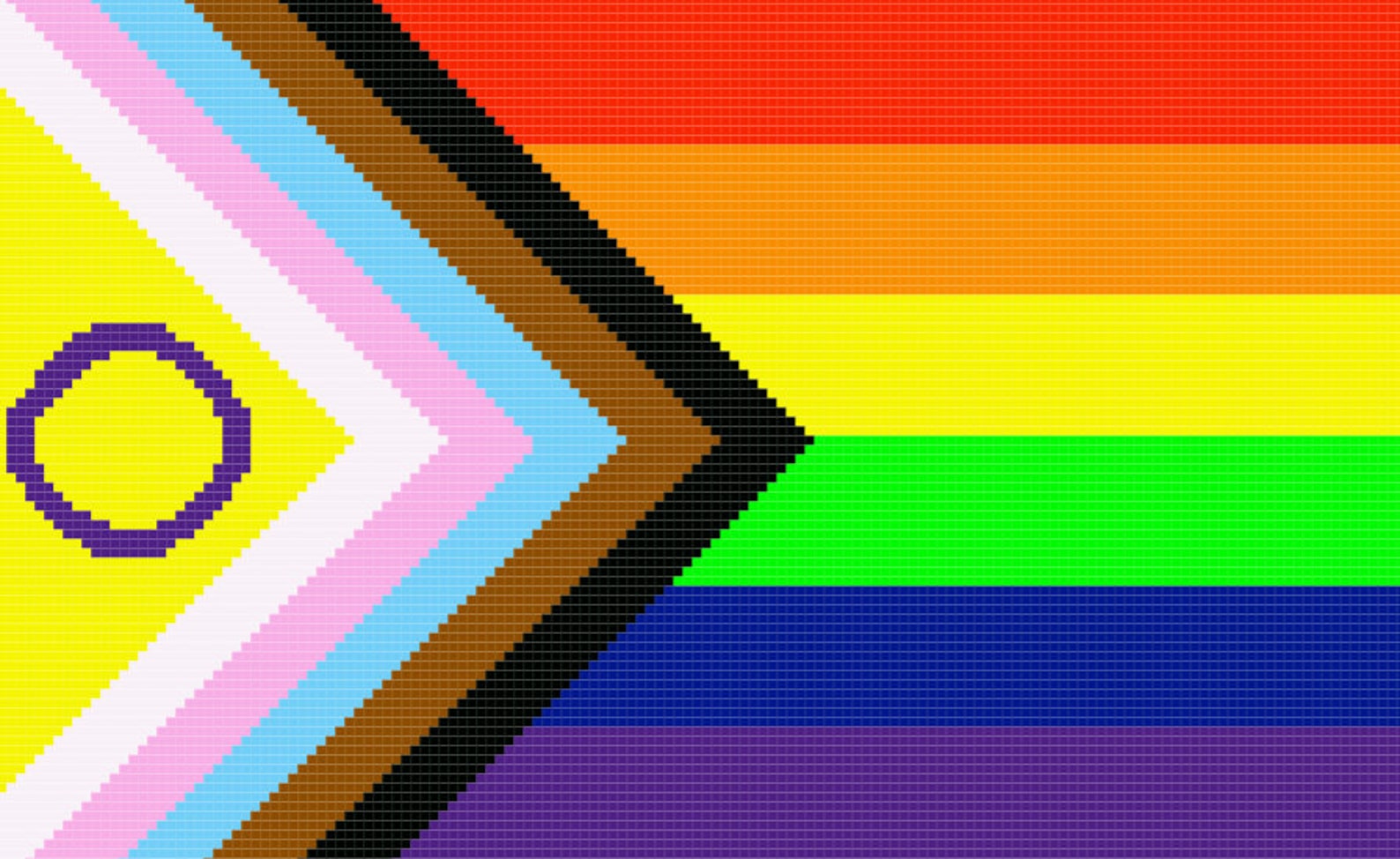 Progress Pride Flag Crochet **pattern ONLY** C2C LGBTQ+ Afghan ...