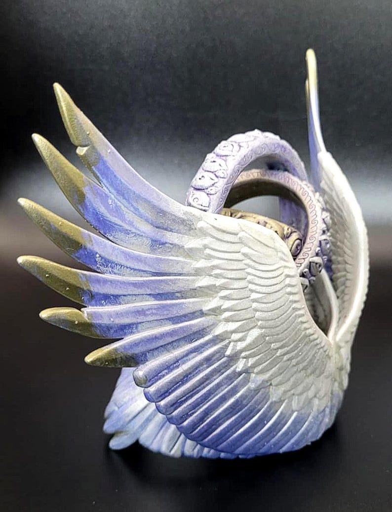 Biblically Accurate Angel Handpainted Resin RPG Miniature for TTRPG ...