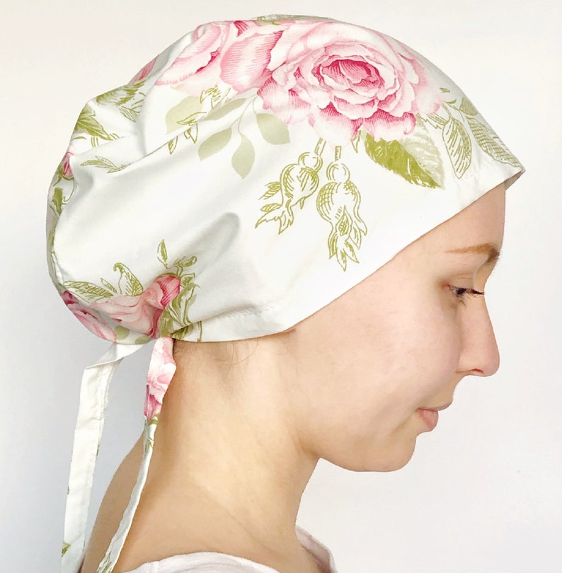 Scrub Cap Pattern, Scrub Hat Sewing Pattern Scrub Cap Ponytail PDF ...