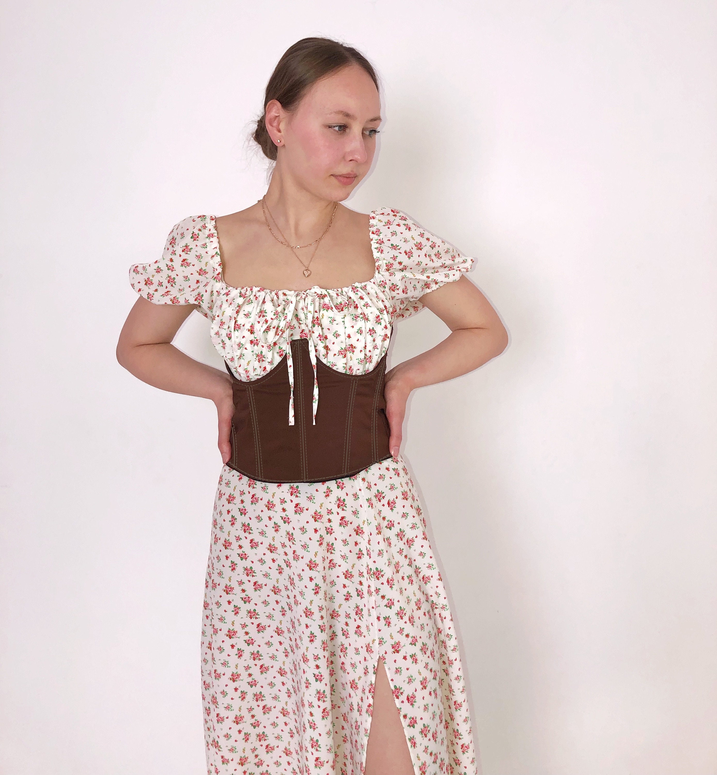 Corset Pattern, Double Sided Corset Sewing Pattern PDF Underbust Corset ...