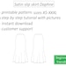 Satin Skirt Pattern Daphne, Slip Midi Skirt Sewing Pattern PDF, Silk ...