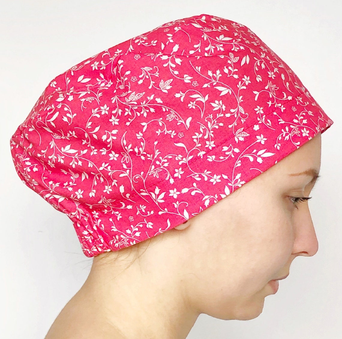 Scrub Cap Pattern No Ties Scrub Hat Sewing Pattern PDF Scrub - Etsy