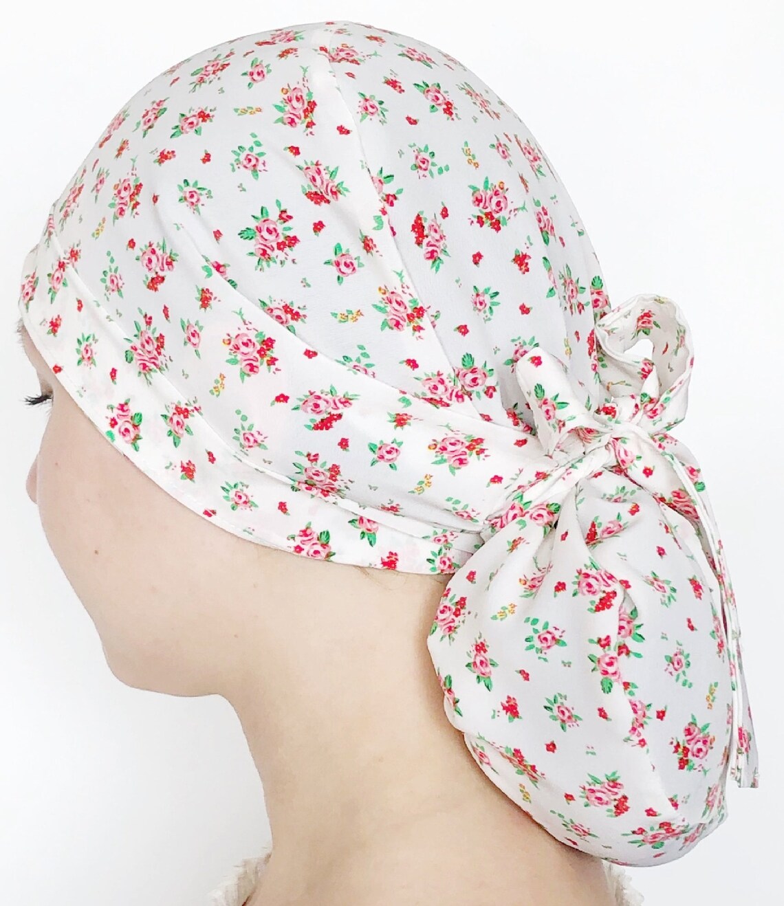 Scrub Cap Pattern Ponytail Adjustable, Scrub Hat Sewing Pattern PDF ...