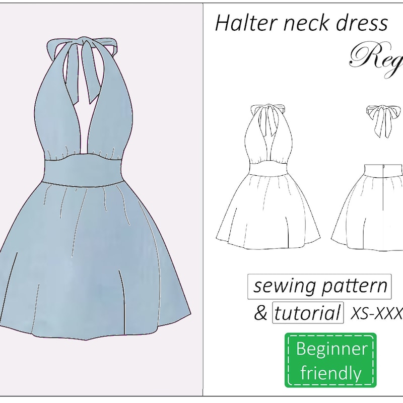 Halter Dress Tutorial - Etsy