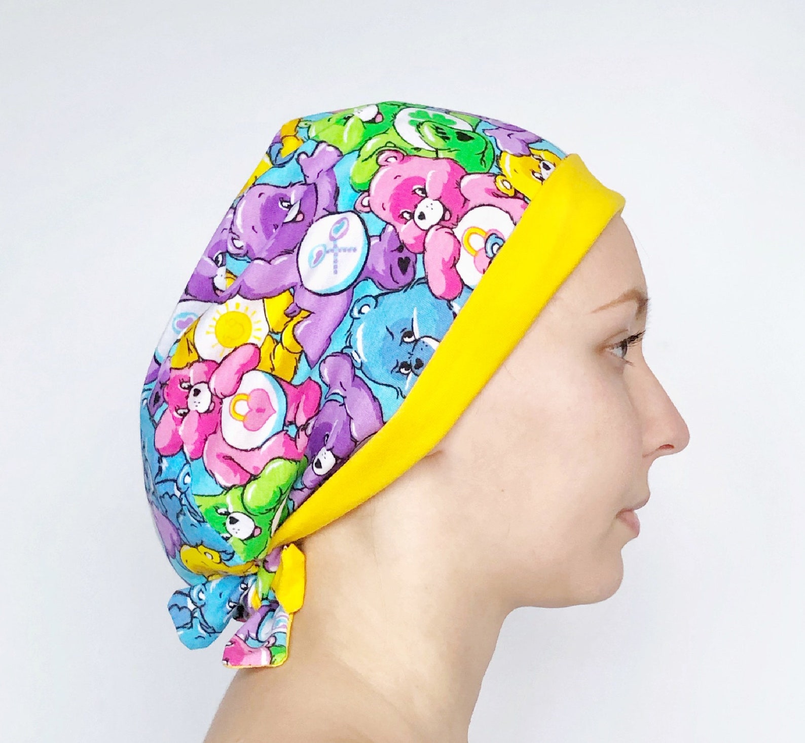 Scrub Cap Pattern Reversible Scrub Hat Sewing Pattern Scrub - Etsy