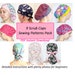 Scrub Cap Pattern Ponytail Adjustable, Scrub Hat Sewing Pattern PDF ...