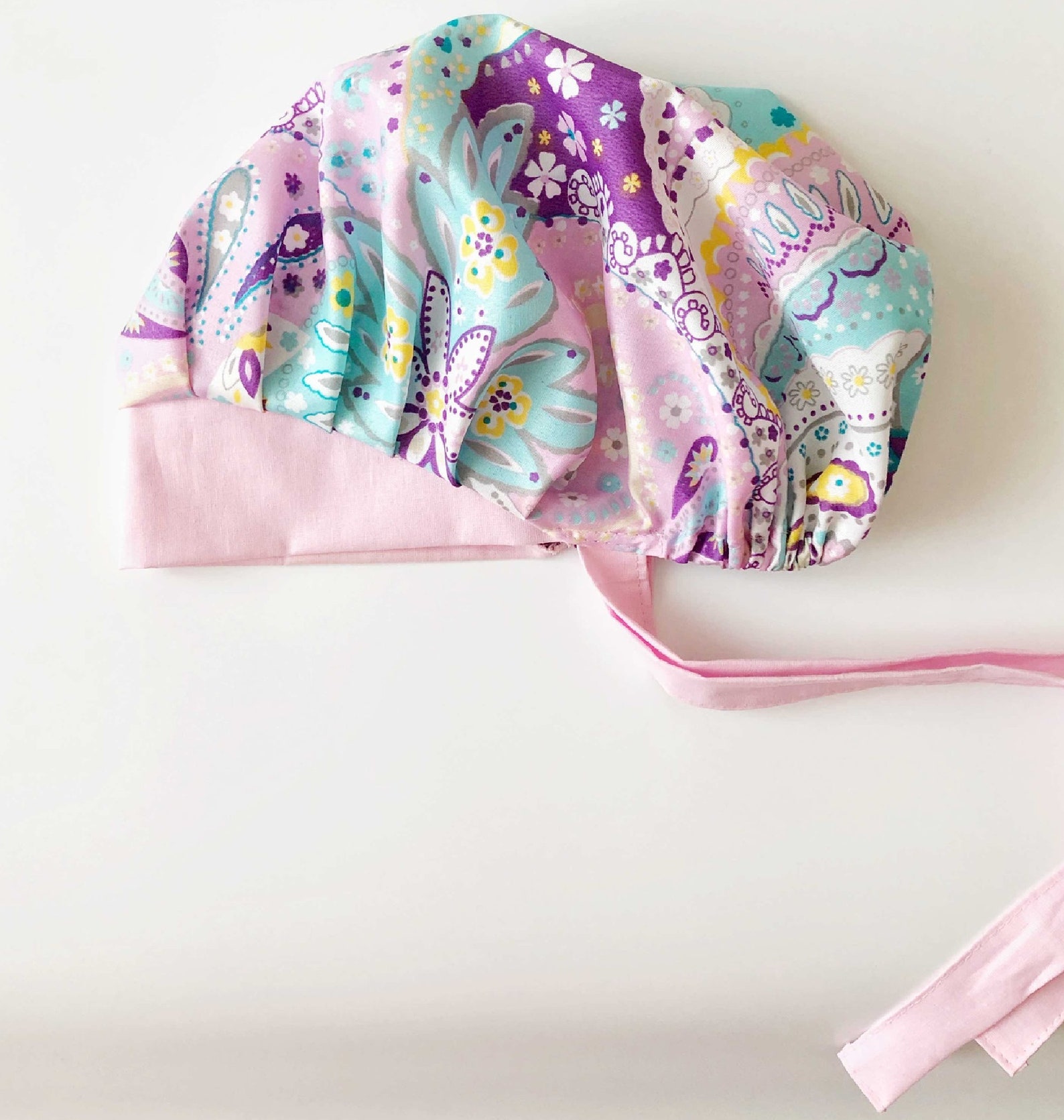 Scrub Cap Pattern Ponytail Ot Bouffant, Scrub Hat Sewing Pattern PDF ...
