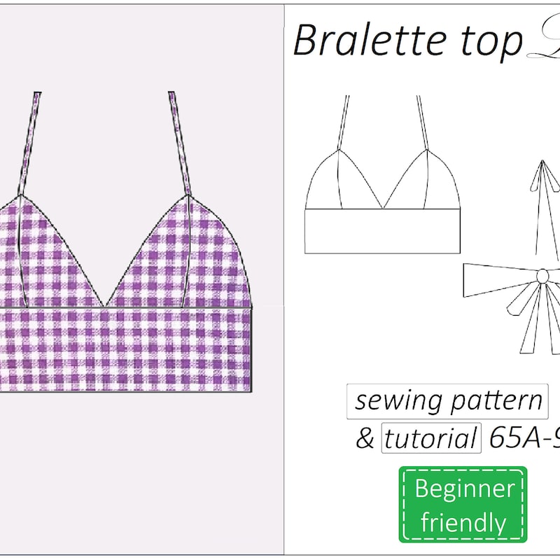 Tie Back Top Pattern - Etsy