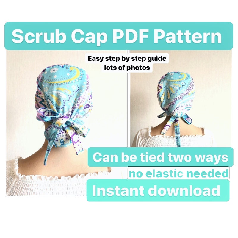 Crochet Nurse Cap Pattern - Etsy