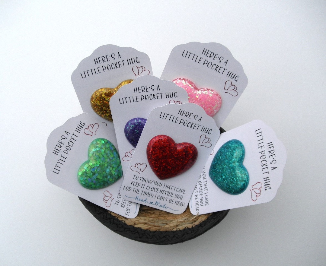 Pocket Hug, Pocket Heart, Handmade Gift, Gift for Someone Special, Gift ...