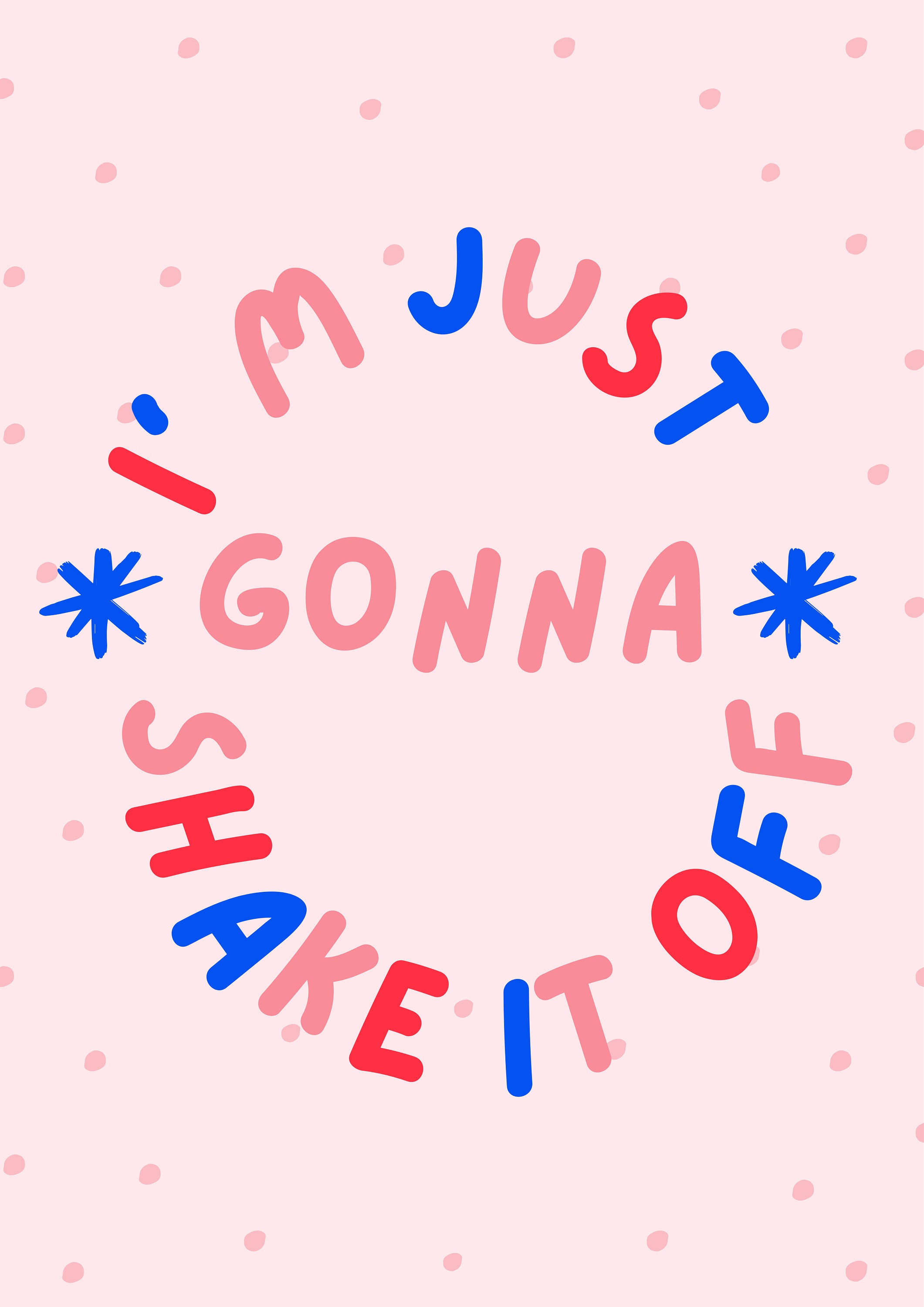 Shake It Off Lyric Art