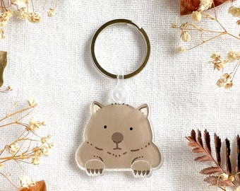 Wombat Keychain - Etsy