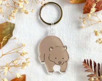 Wombat Keychain - Etsy