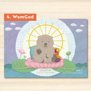 Postcard -tasmanian Devil, Wombat , Platypus-【shipping From AUS】 - Etsy