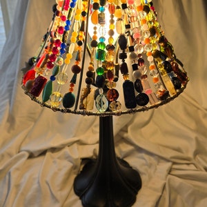 Handmade Beaded Lampshade - Etsy