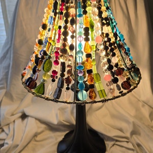 Handmade Beaded Lampshade - Etsy