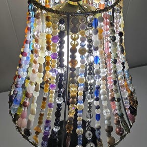 Hand Beaded Lampshade - Etsy