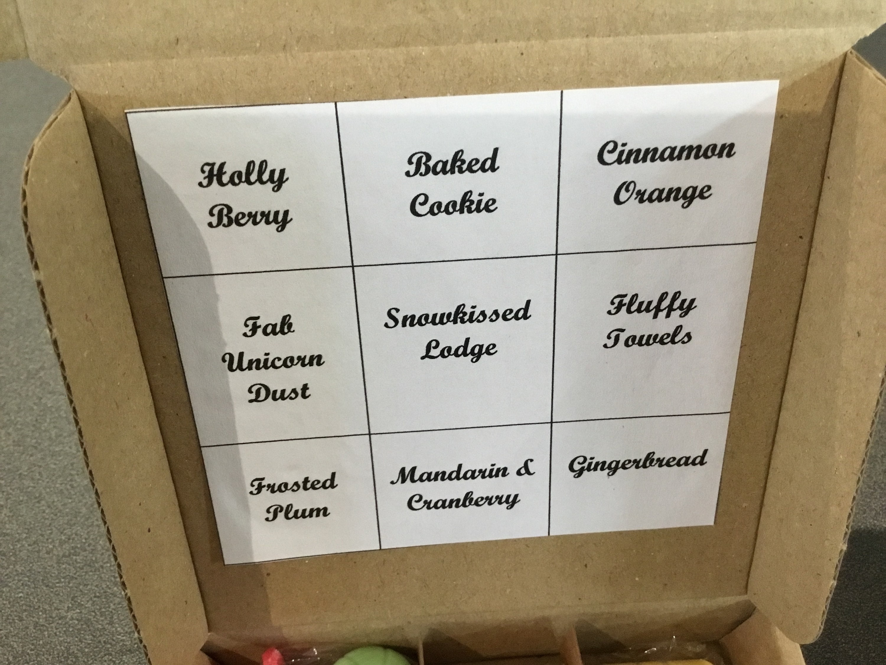 Christmas Wax Melt Sample Box - Etsy UK