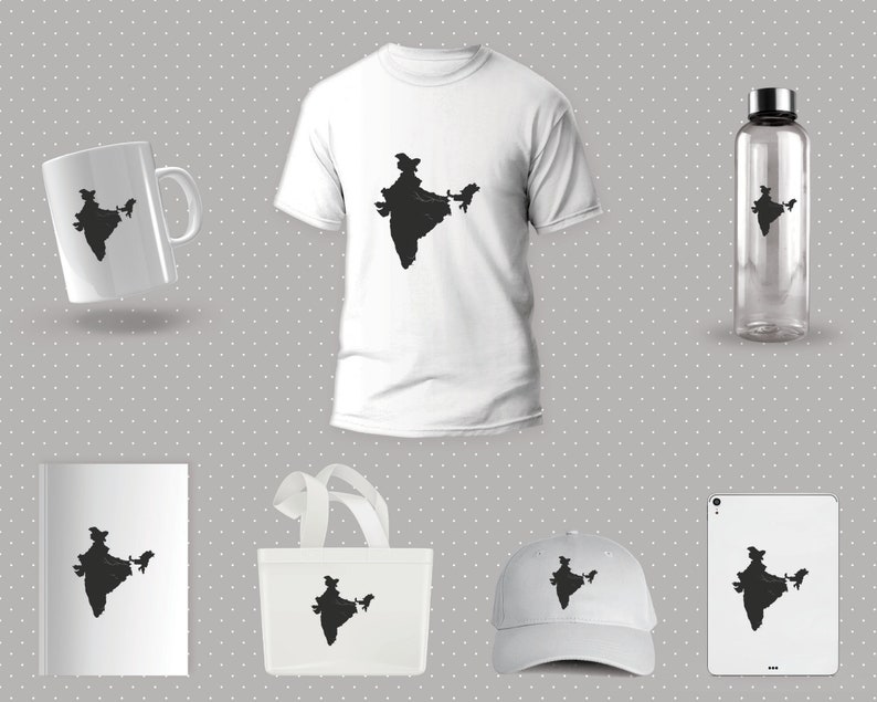 India Map Svg Png Pdf Dxf Eps India Print India Vector File India Wall ...