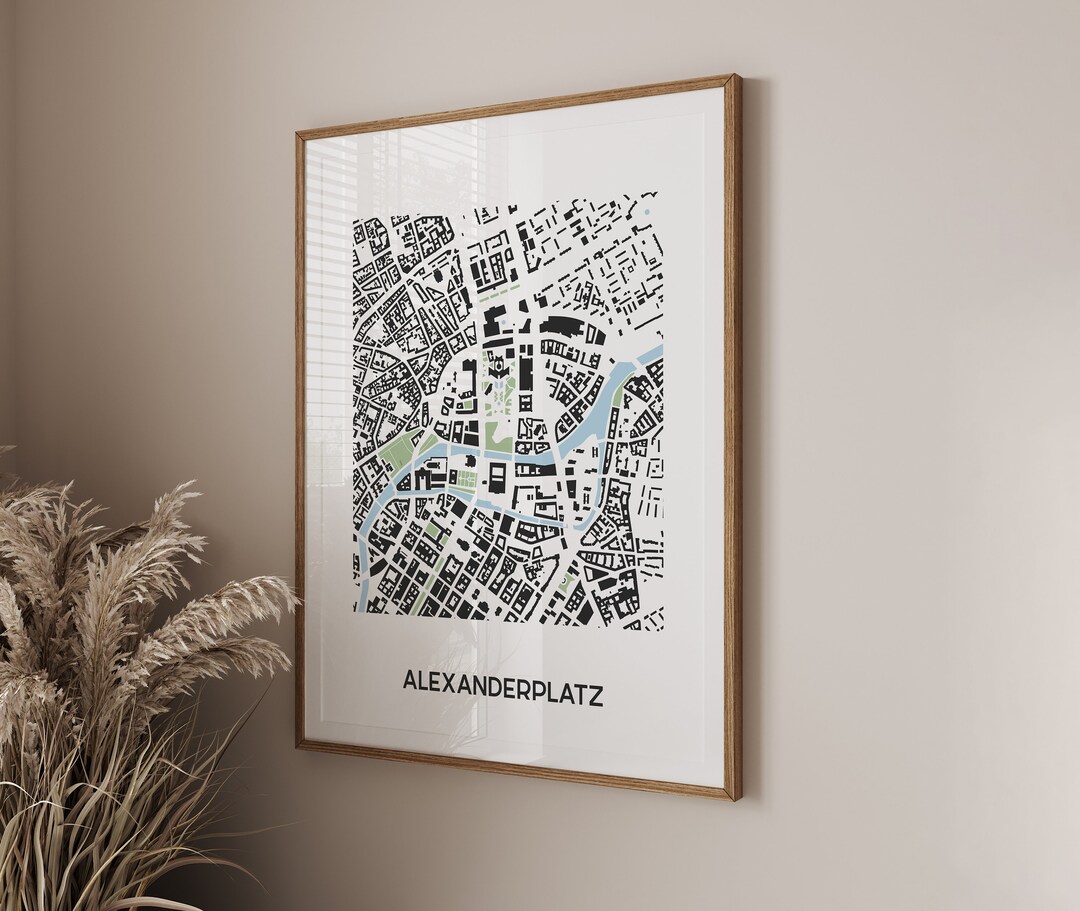 Alexanderplatz Poster Alexanderplatz Map Alexanderplatz - Etsy