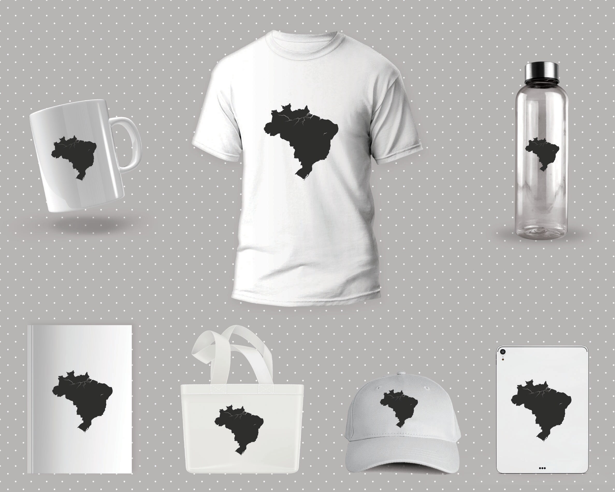 Brazil Map Svg Png Pdf Dxf Eps Brazil Print Brazil Vector File Brazil ...