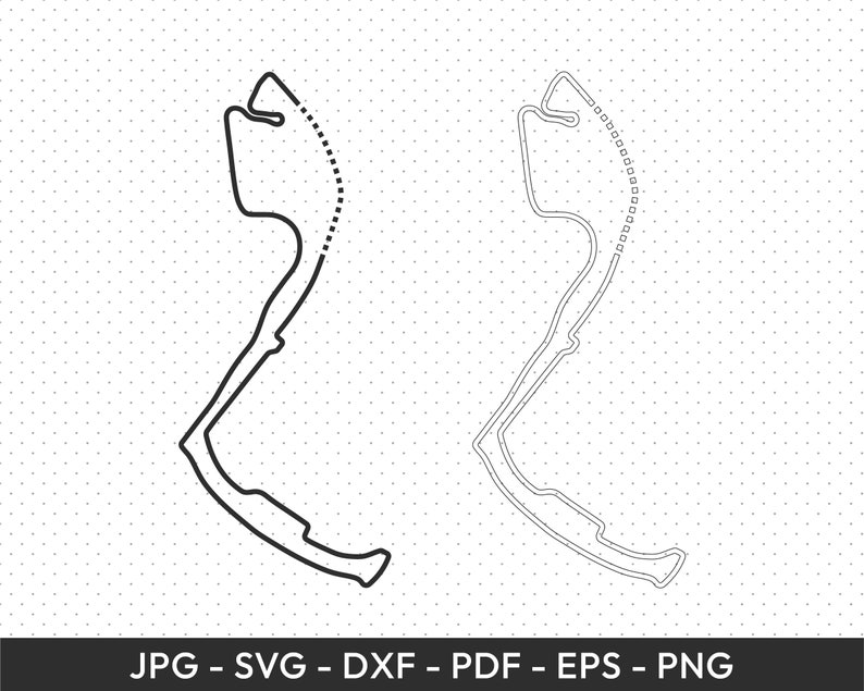Formula Circuit De Monaco Svg Png Pdf Dxf Eps Formula Monaco Grand Prix ...