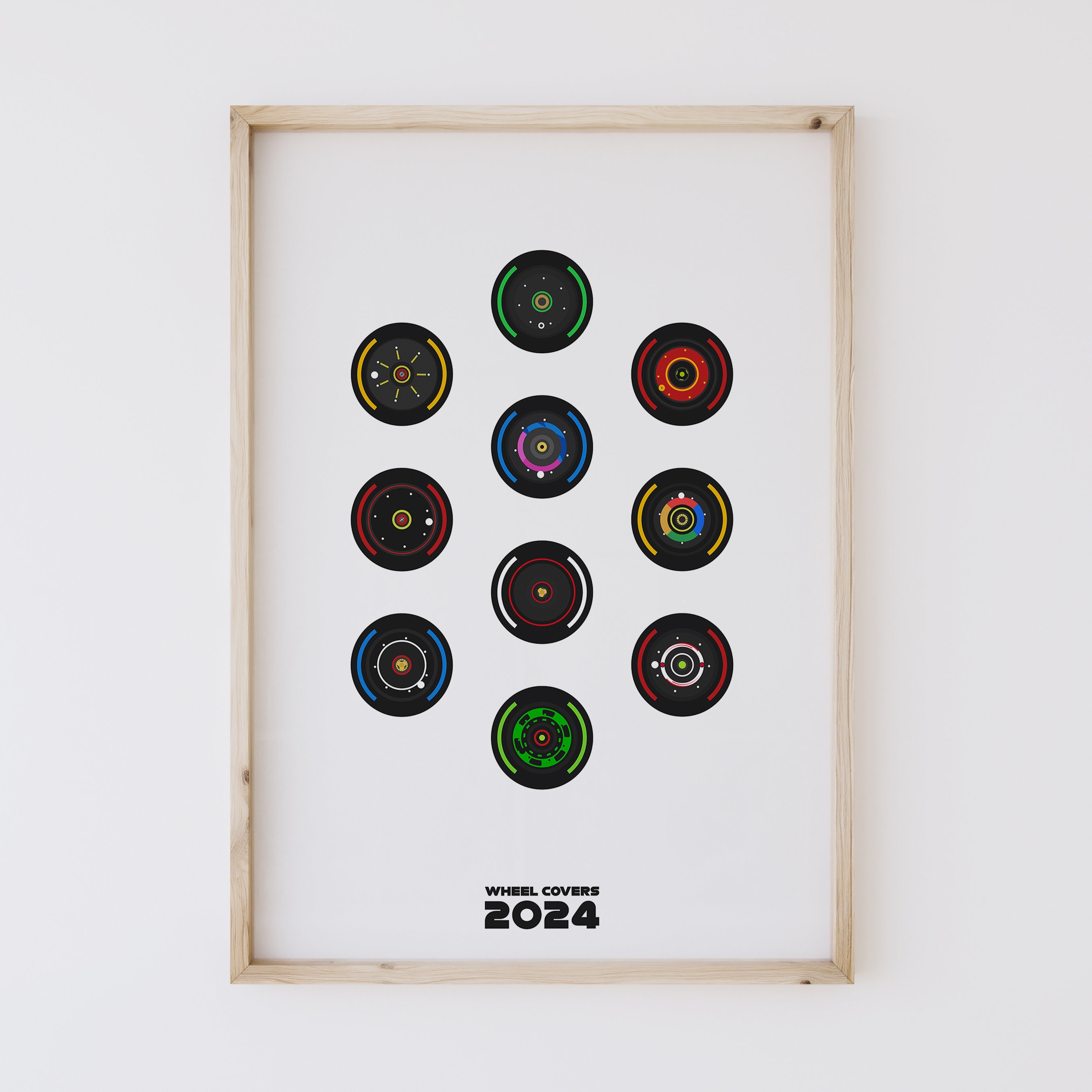 Formula Wheel Covers 2024 Formula Tyre Poster 2024 Formula Wall Art ...