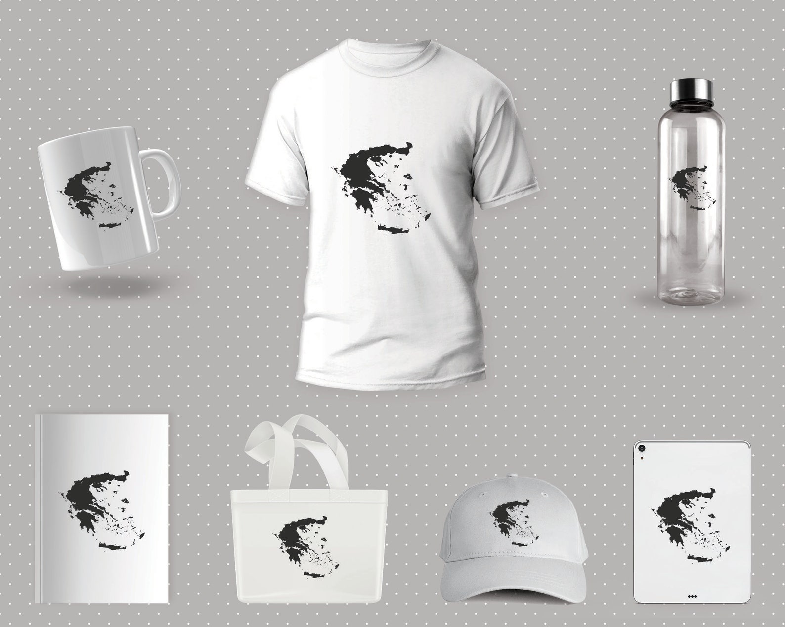 Greece Map Svg Png Pdf Dxf Eps Greece Print Greece Vector File Greece ...