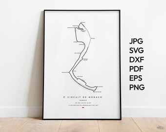 F1 Circuit Dxf - Etsy