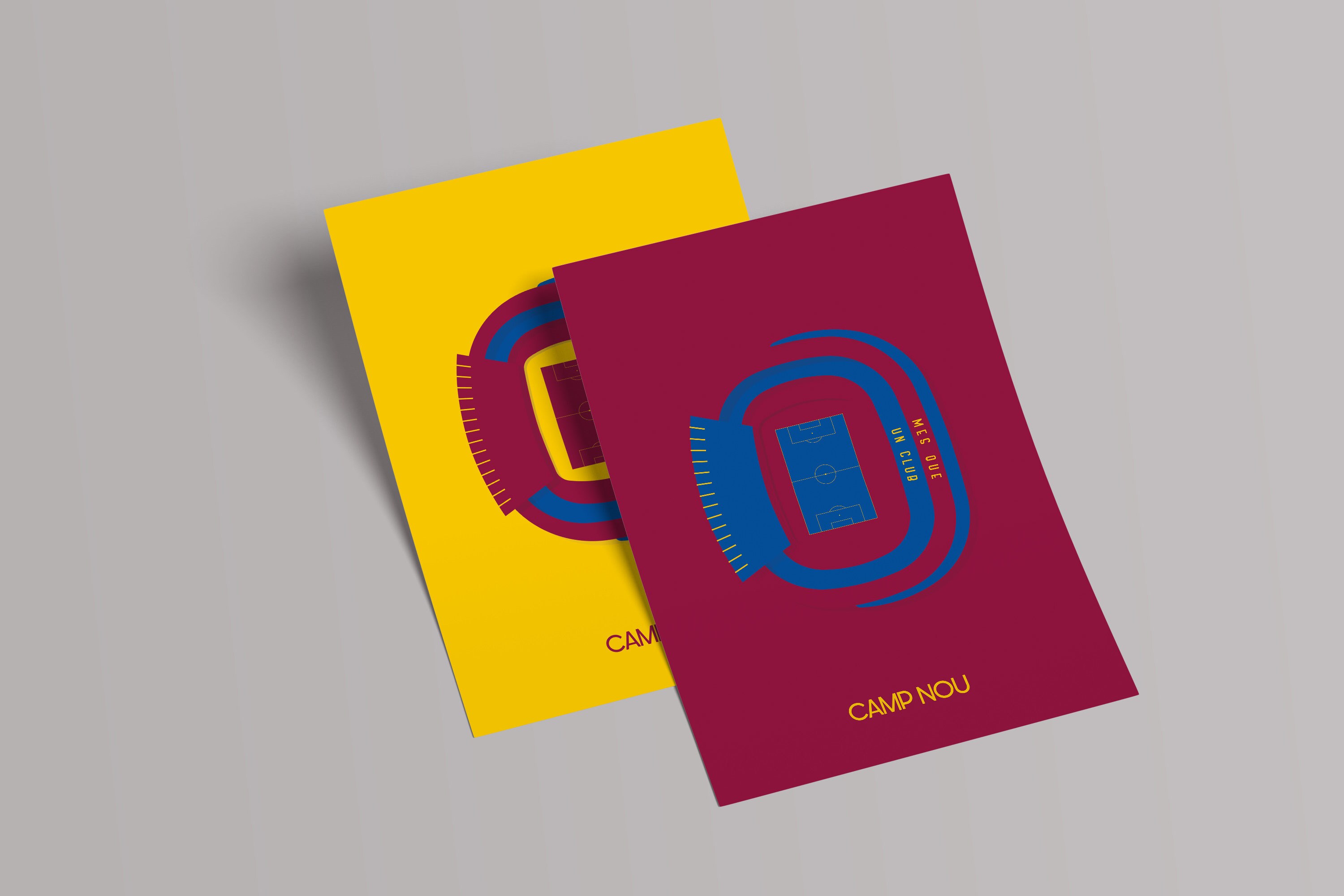 Set of 3 Camp Nou Stadium Camp Nou Poster Camp Nou Gift Camp Nou ...