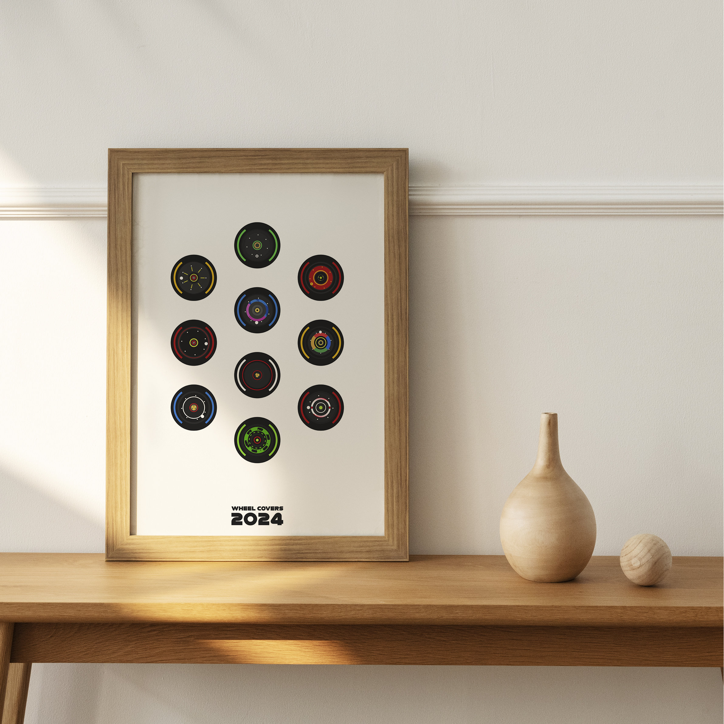 Formula Wheel Covers 2024 Formula Tyre Poster 2024 Formula Wall Art ...