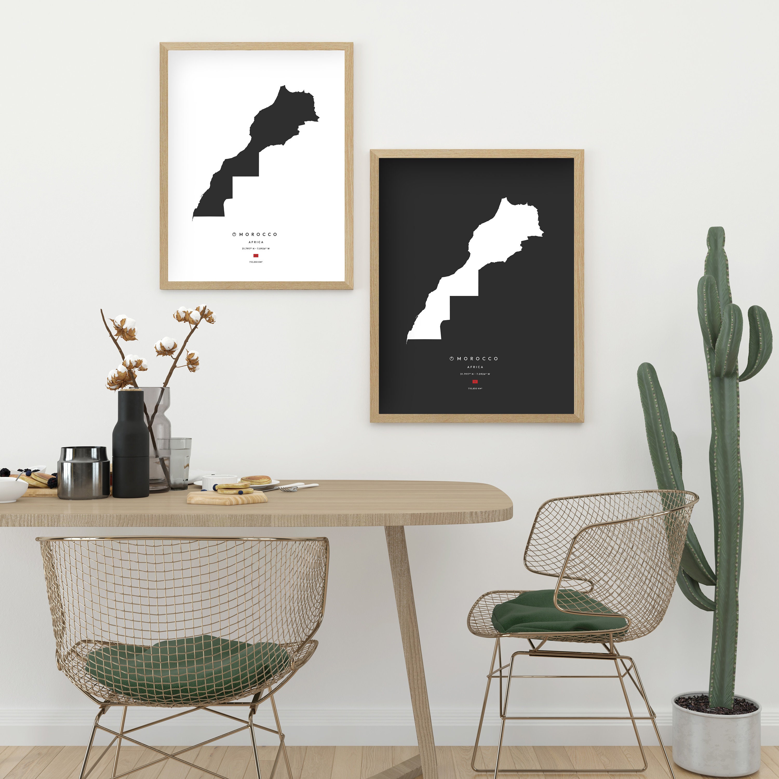 Morocco Map Svg Png Pdf Dxf Eps Morocco Print Morocco - Etsy Australia