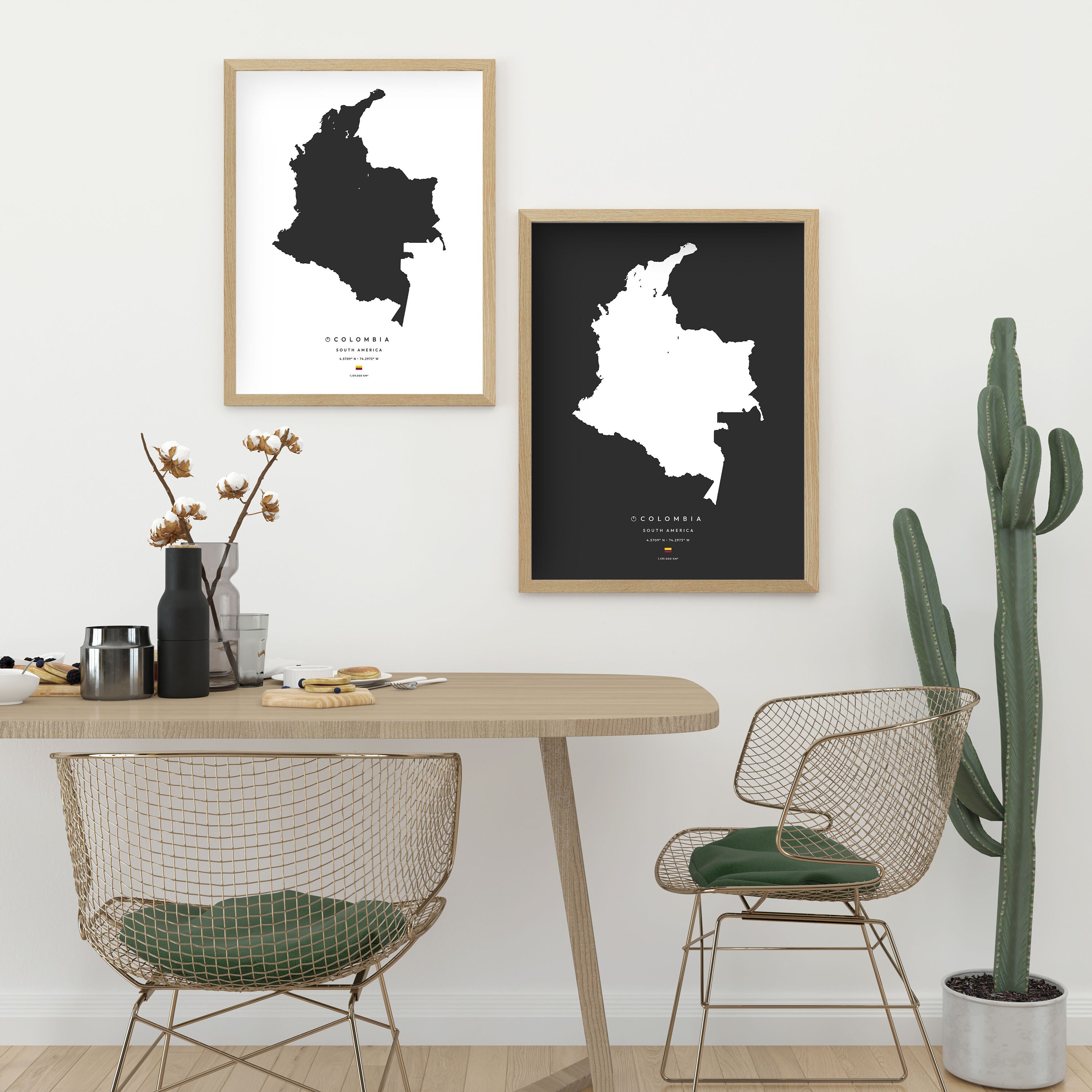Colombia Map Svg Png Pdf Dxf Eps / Colombia Print / Colombia Vector ...