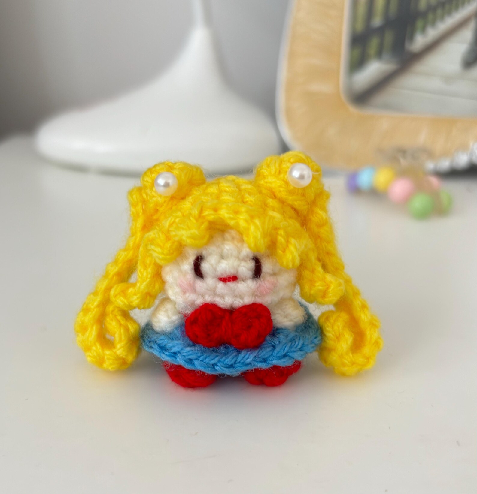 Mini Sailor Moon Keychain Tsukino Usagi - Etsy