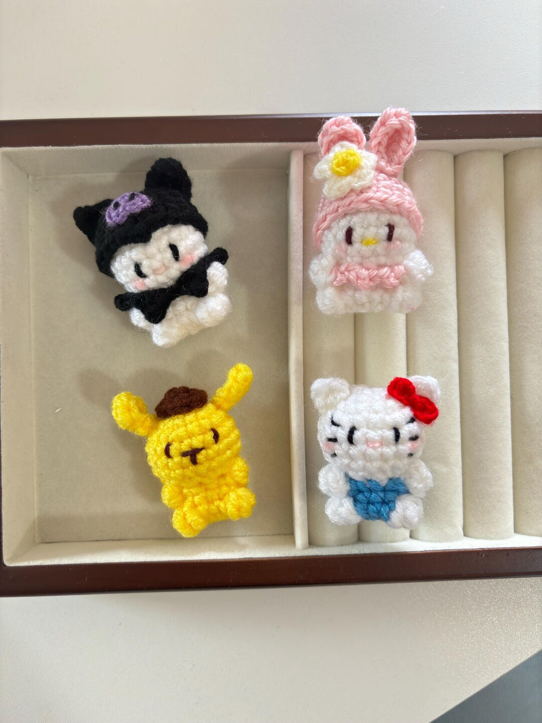 Sanrio Keychain｜handmade Crothet| Hello Kitty My Melody Kuromi - Etsy