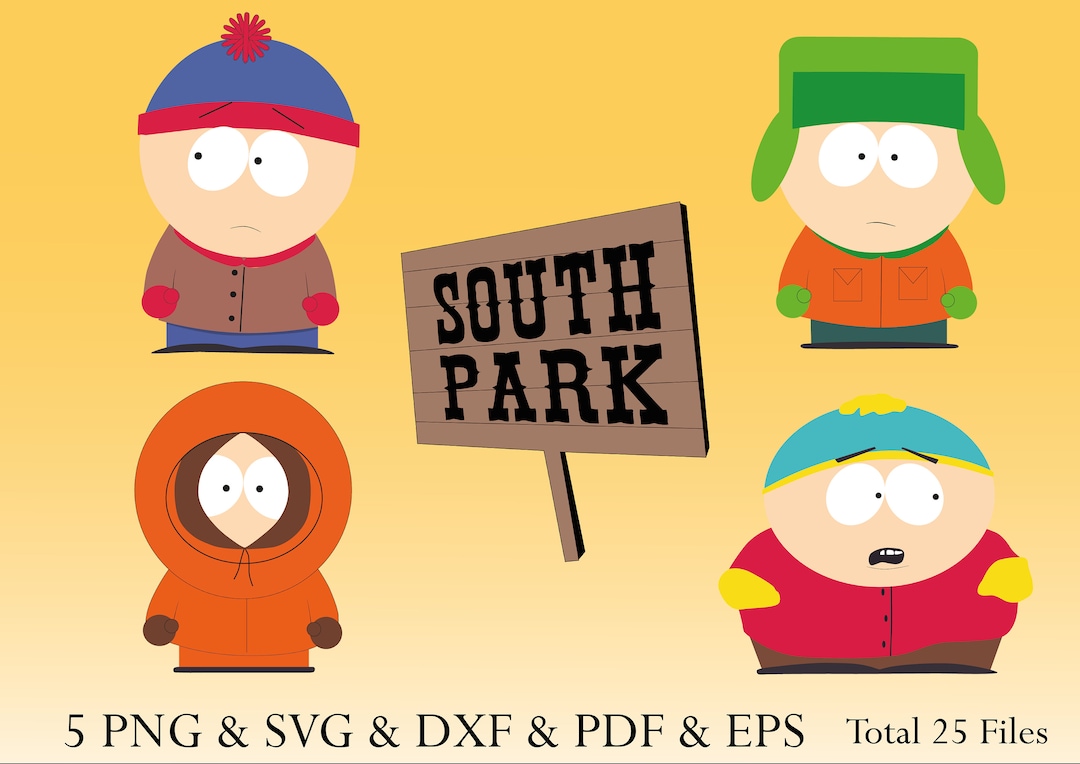South Park Svg South Park Clipart South Park Png Vector - Etsy Hong Kong