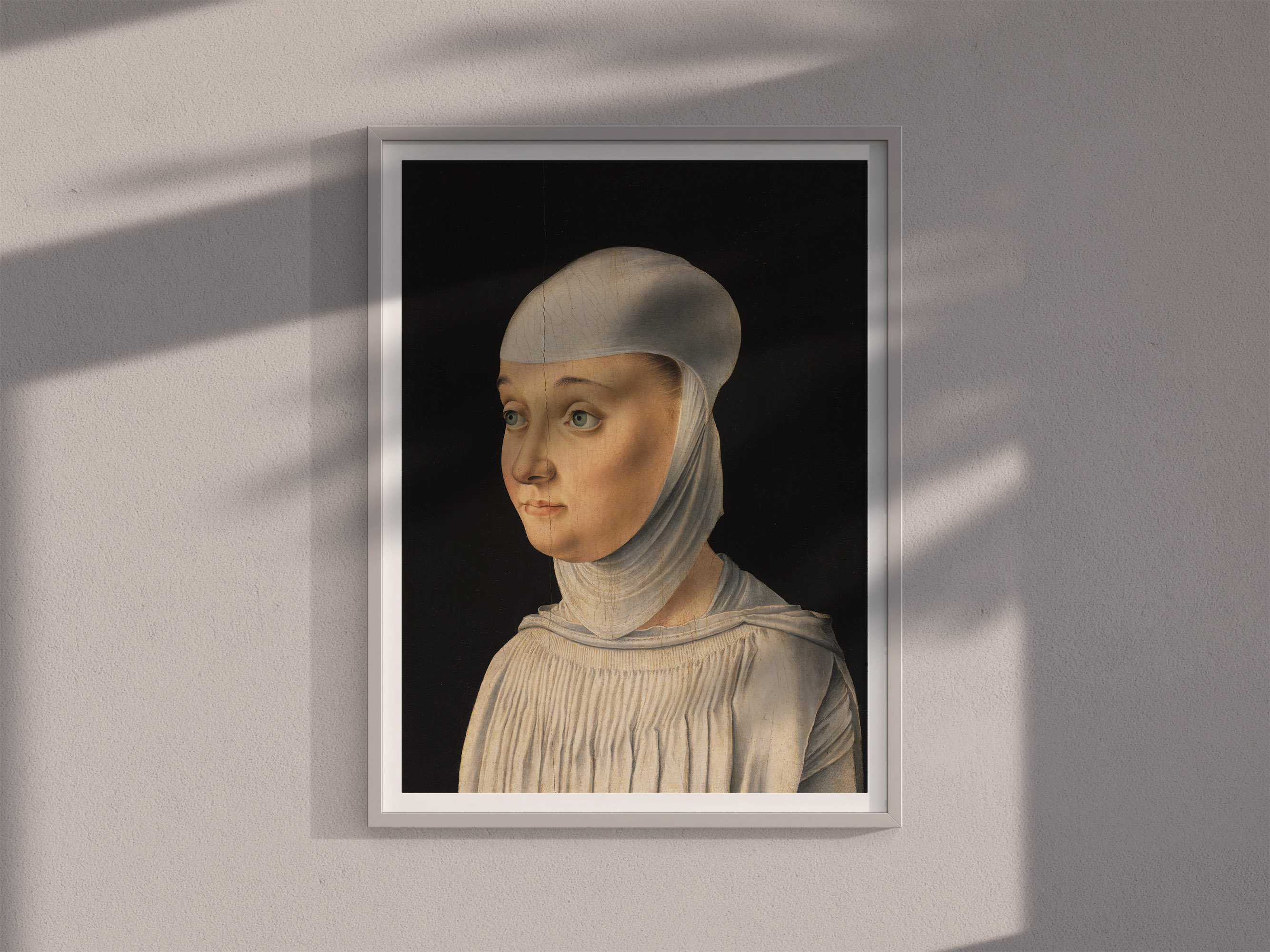 Dark Academia Italian Renaissance Young Woman Art Print, Medieval ...
