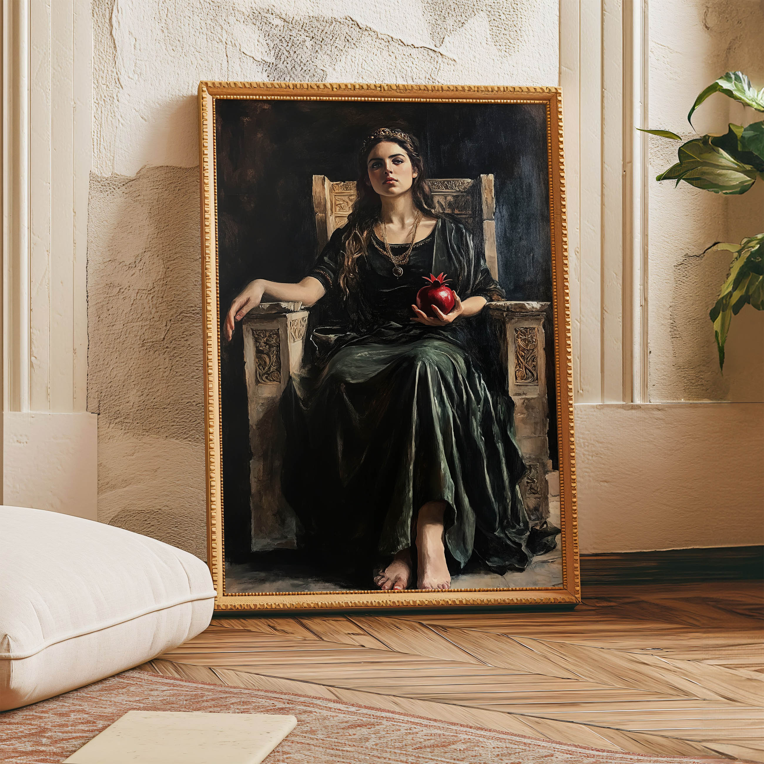 Printable Poster Persephone Greek Goddess of Underworld With ...