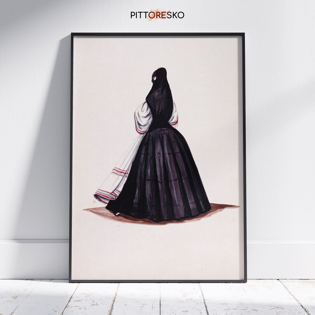 Peruvian Art Prints, Vintage Peru Wall Art, Dark Academia Decor, Velied ...