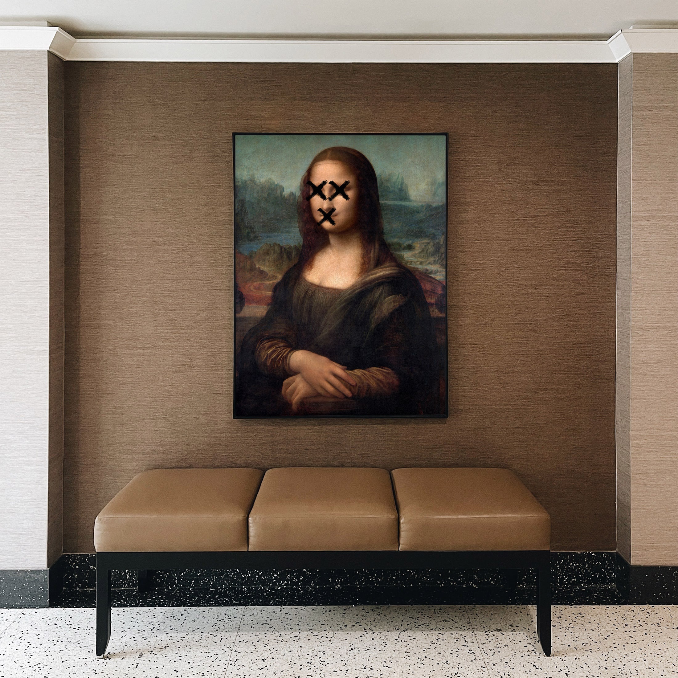 Leonardo Da Vinci Mona Lisa Altered Art Painting Gothic Aesthetic ...