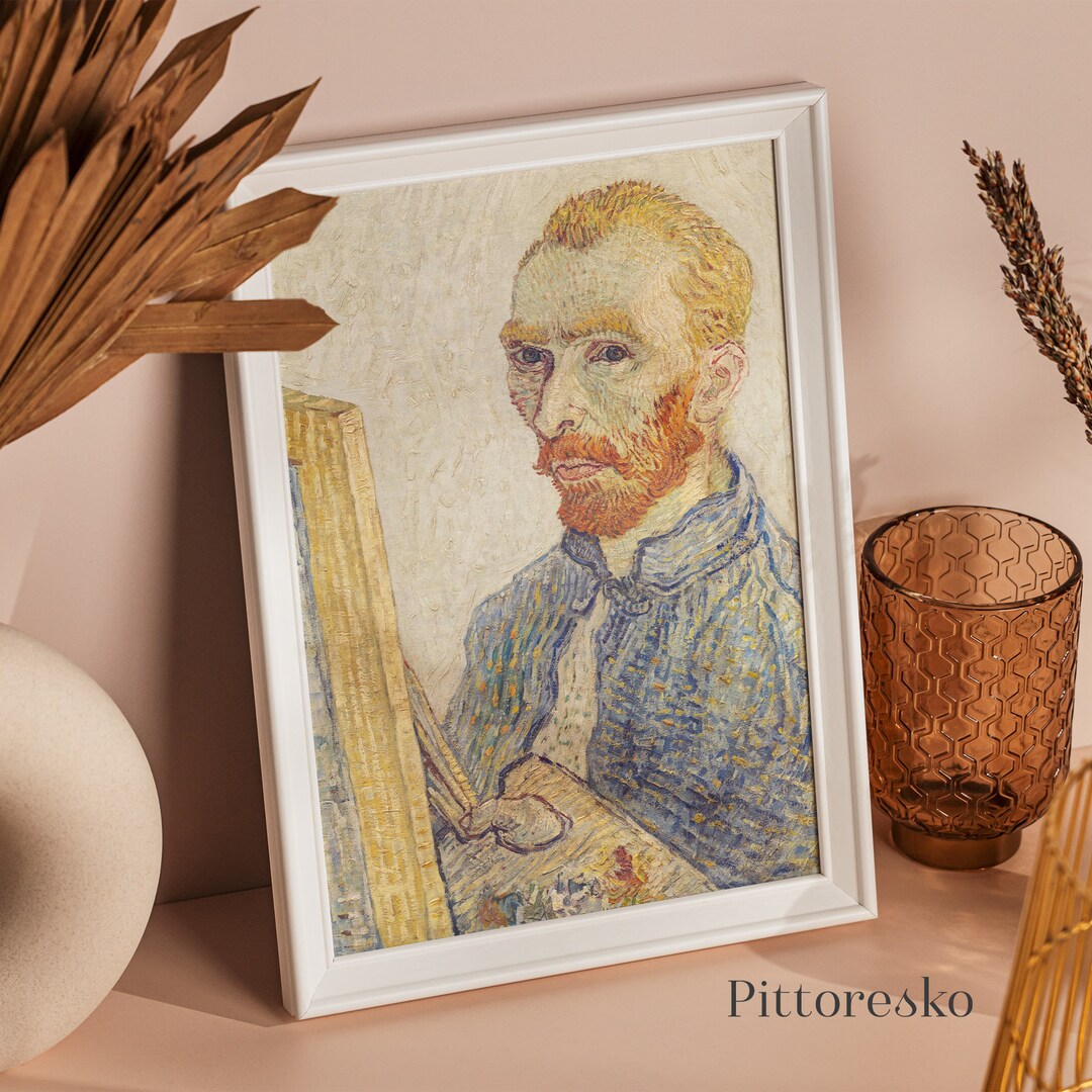 Vincent Van Gogh Printable Self Portrait, Van Gogh Art Print Download ...