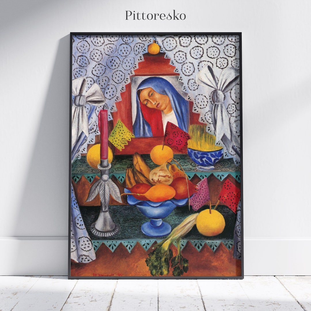 Vintage Mexican Folk Art Catholic Altar for Virgin Mary by Maria ...