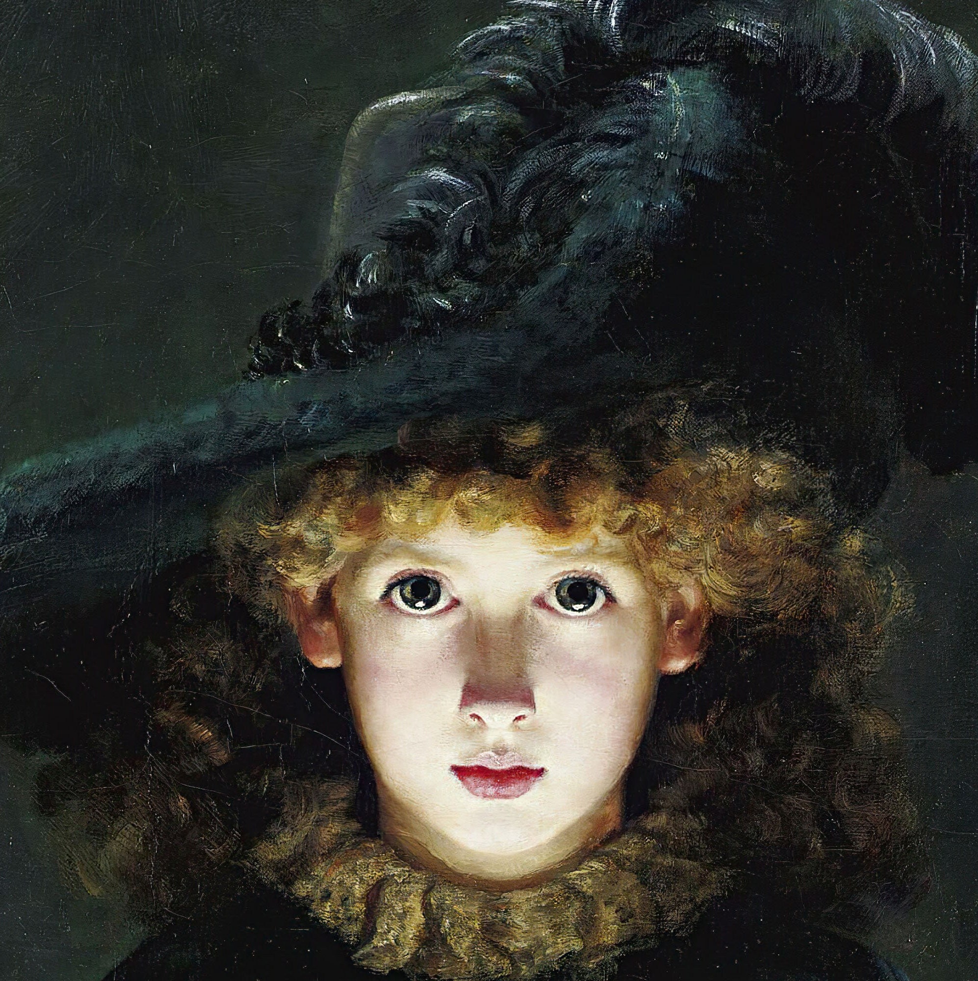 Irish Large Wall Art Dark Academia Print, Gothic Ireland Girl Portrait ...