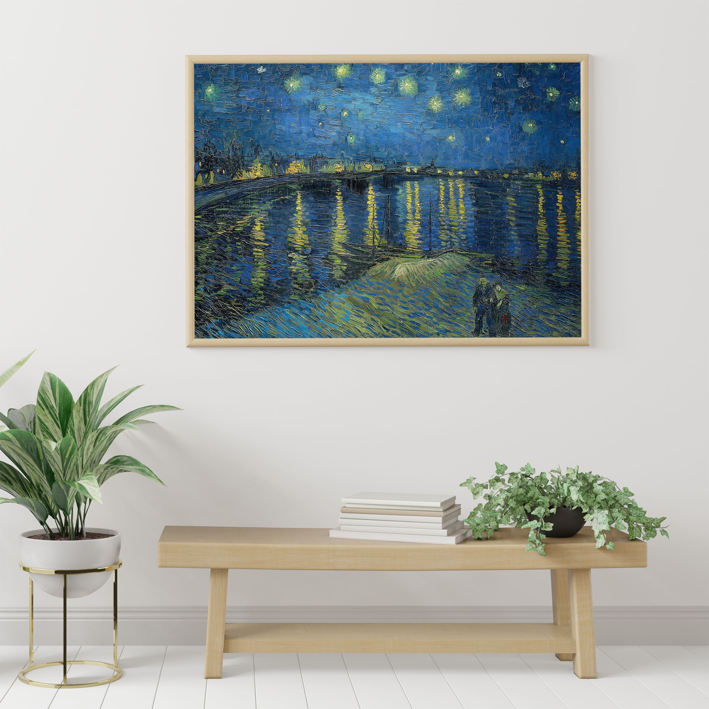 Vincent Van Gogh Starry Night Printable Wall Art Van Gogh - Etsy