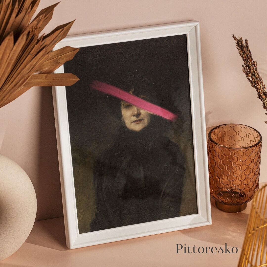 Baroque Altered Wall Art Dark Academia Room Decor, Maximalist Print ...